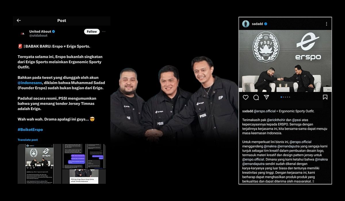 Ramai Diboikot, Jersey Timnas Erspo Bukan Bagian dari Erigo Apparel?