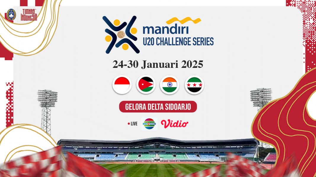Jadwal Lengkap Pertandingan Timnas Indonesia di Challenge Series 2025