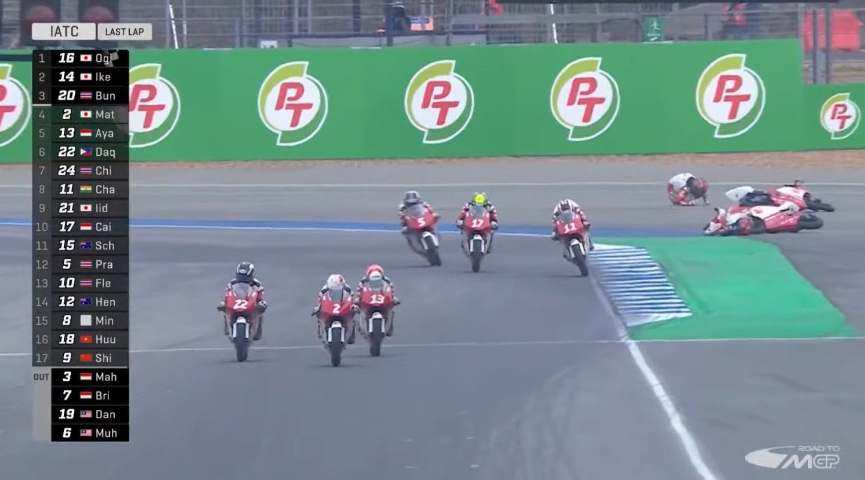 Hasil Race 1 Asia Talent Cup 2025 Thailand, Dua Pembalap Indonesia Out