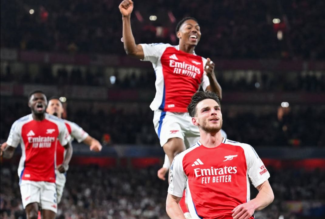 Arsenal vs Real Madrid: Cetak 2 Gol Free Kick, Declan Rice Ukir Sejarah!