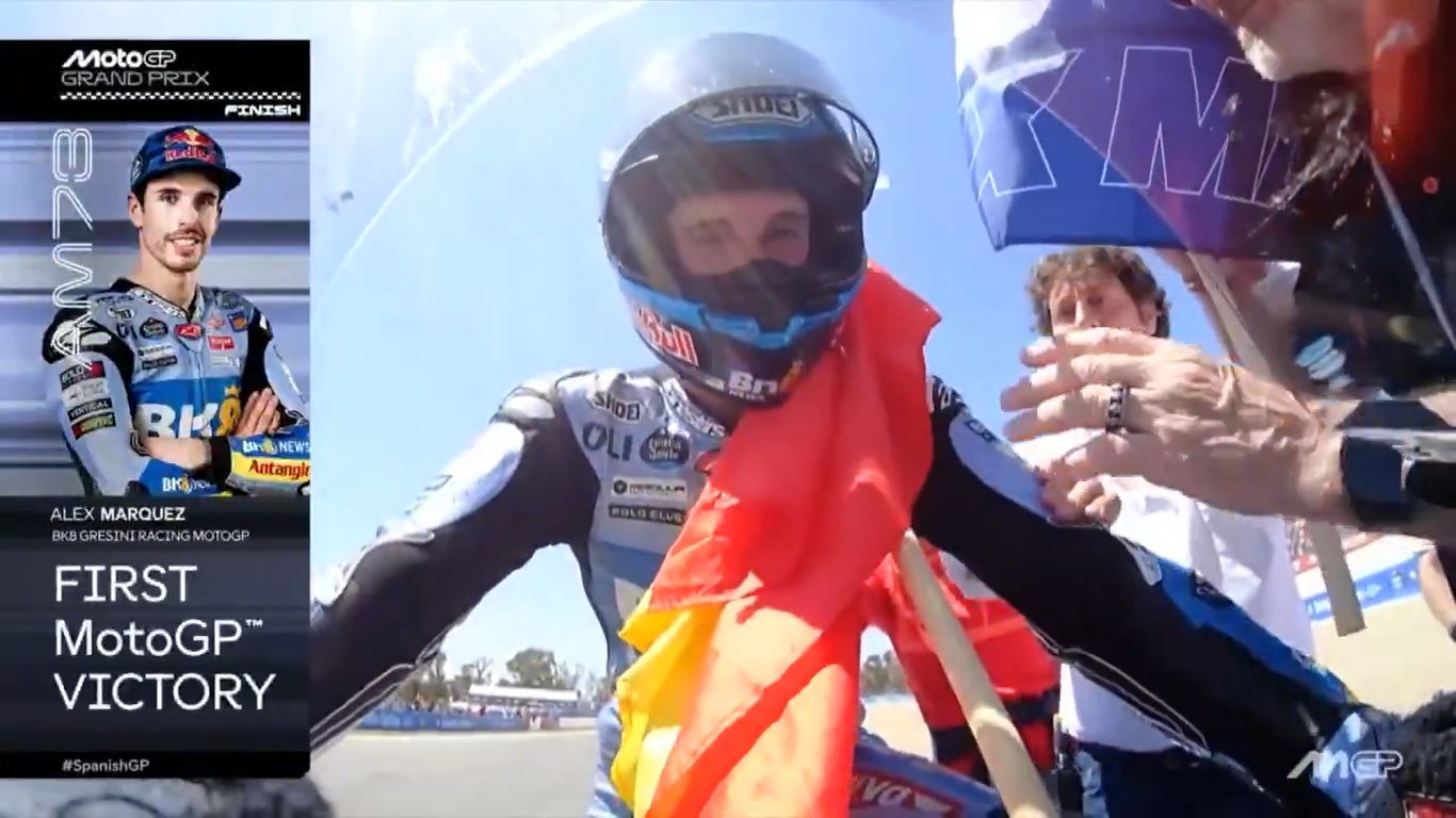 Hasil MotoGP Spanyol 2025: Marc Marquez Crash, Sang Adik Raih ...