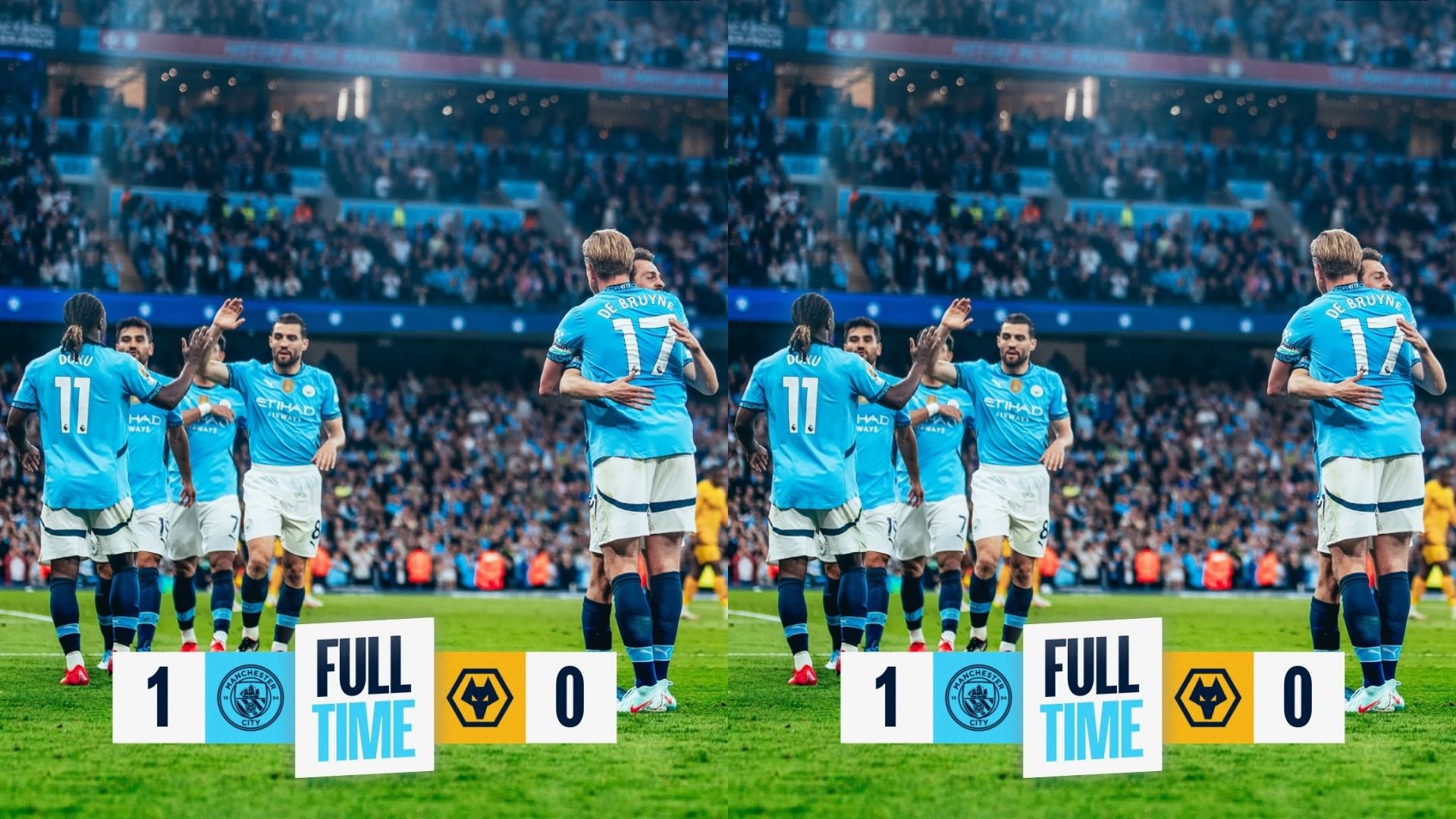 Hasil Manchester City vs Wolves: Menang Tipis, The Citizens Tembus 3 Besar